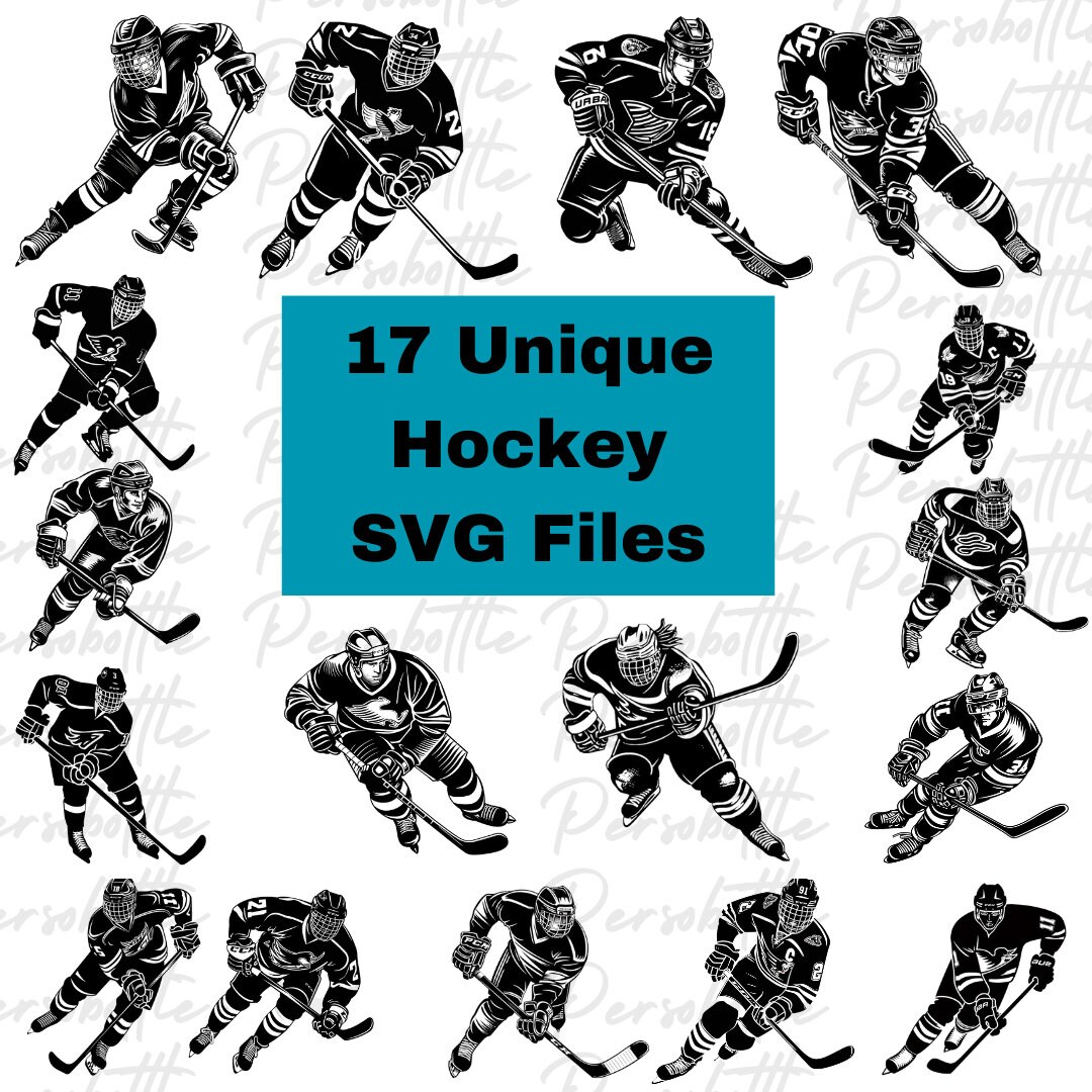 Hockey SVG File, Lightburn, Hockey Player, Hockey Player Name, Laser ...
