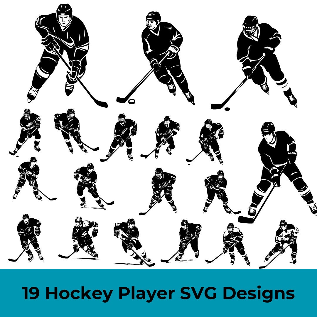 Hockey SVG File, Lightburn, Hockey Player, Hockey Player Name, Laser ...
