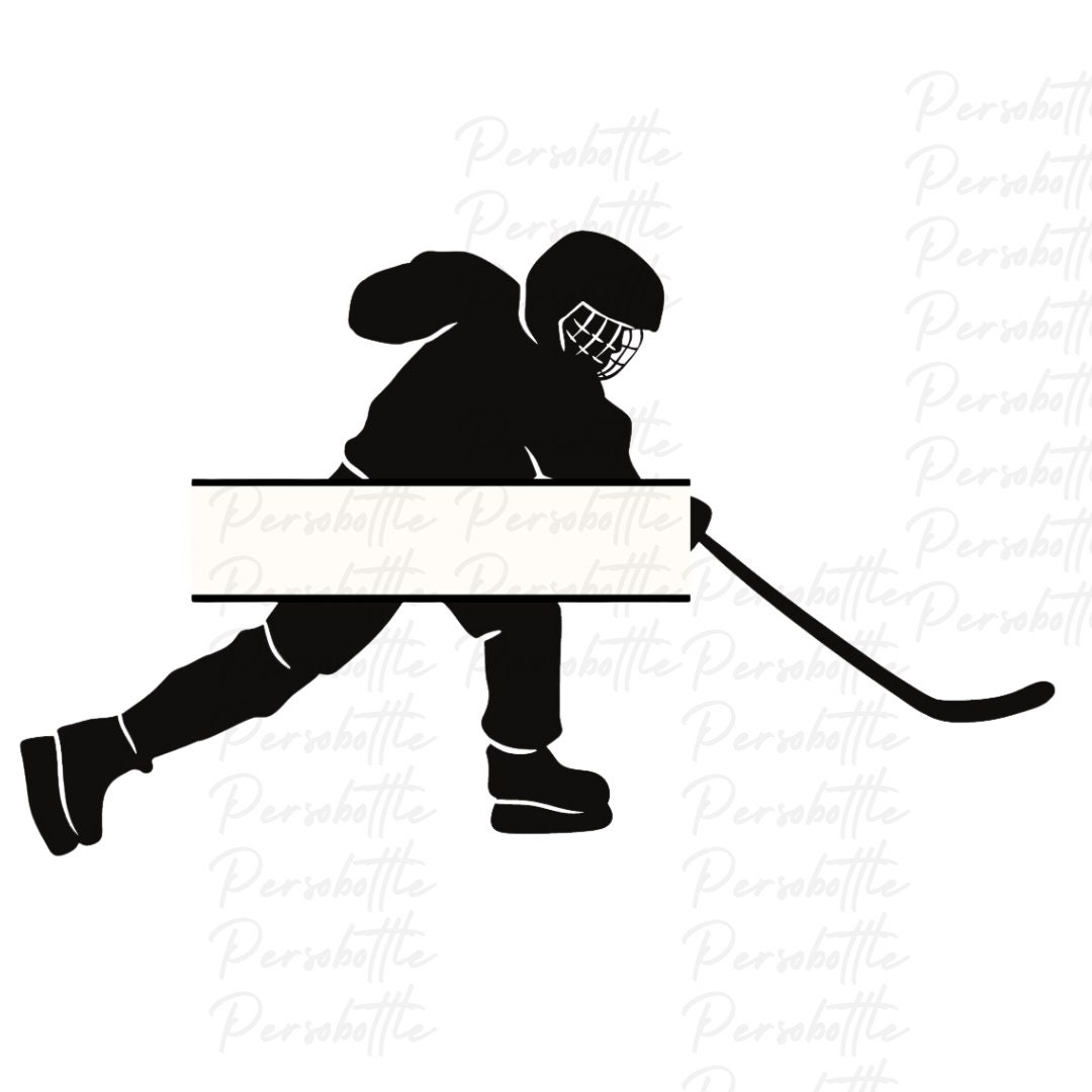 Hockey SVG File, BUNDLE, Lightburn, Hockey Player, Hockey Player Name ...