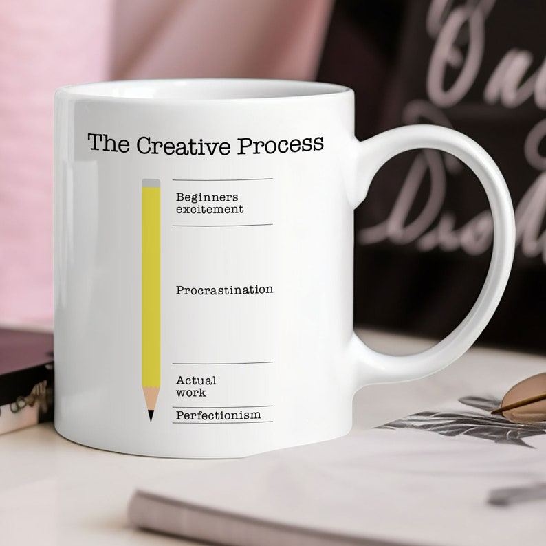 The Creative Process Mug, Graphic Designers Mug, Creative Persons Mug ...