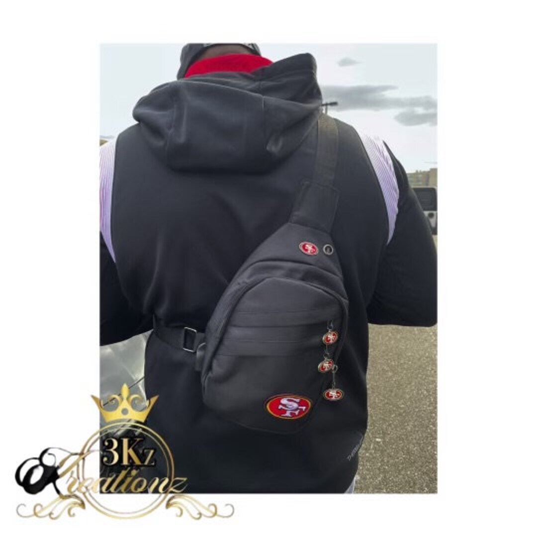 49ers Black Casual Chest Bag Crossbody for Men/women-birthday Gifts ...