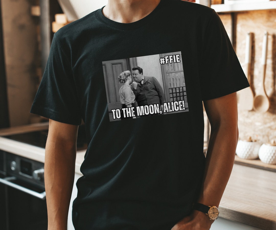 To the Moon, Alice Meme Stock T-shirt, Hodl the Line Bitcoin Apparel ...