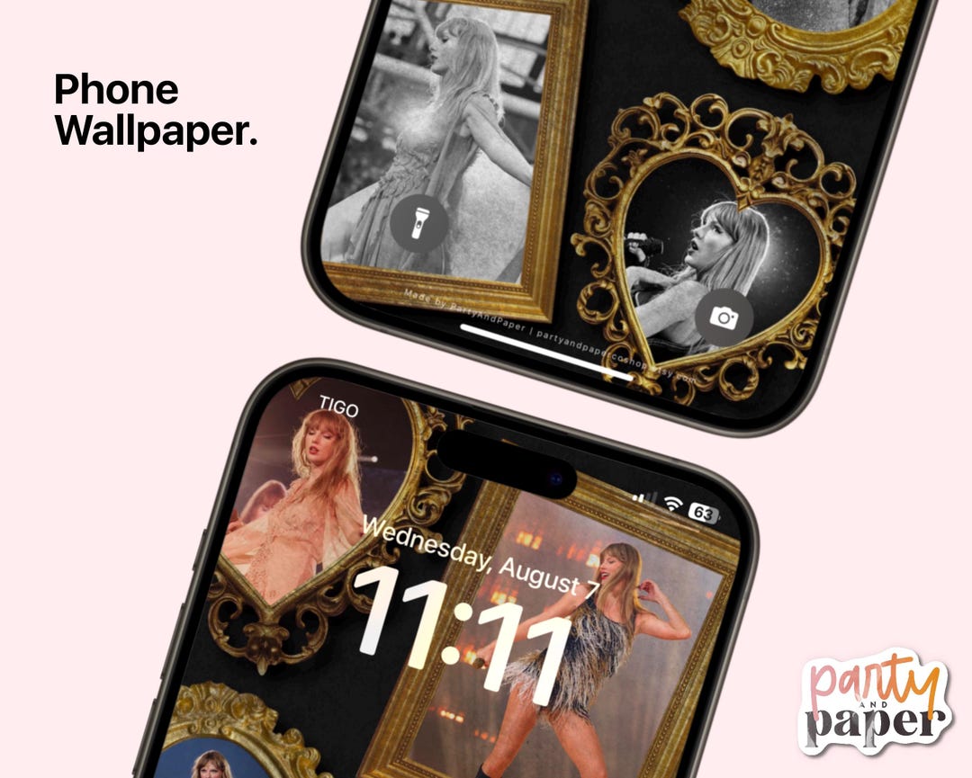 Taylor Swift the Eras Tour Wallpaper Vintage Frames - Etsy Israel