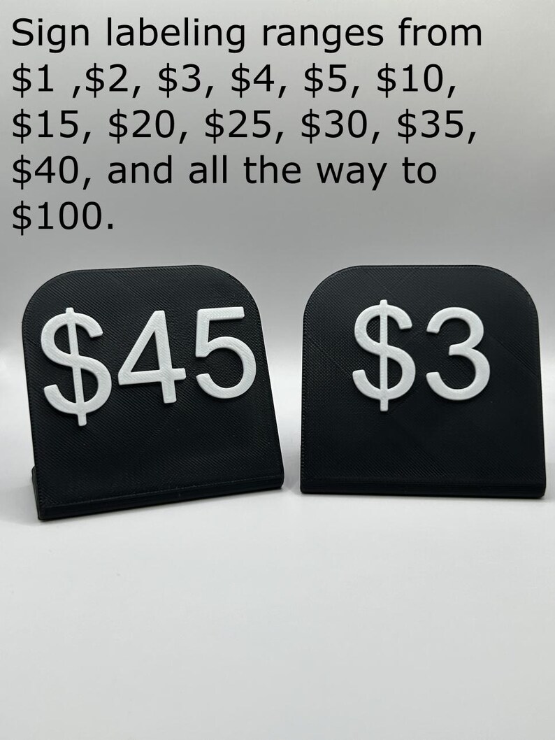 Display Price Tag, Craft Show Price Sign, Magnetic Display, Magnetic ...