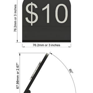 Display Price Tag, Craft Show Price Sign, Magnetic Display, Magnetic ...