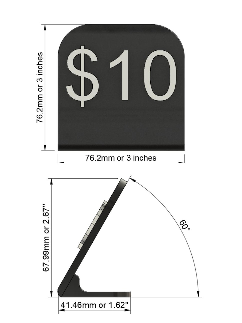 Display Price Tag, Craft Show Price Sign, Magnetic Display, Magnetic ...