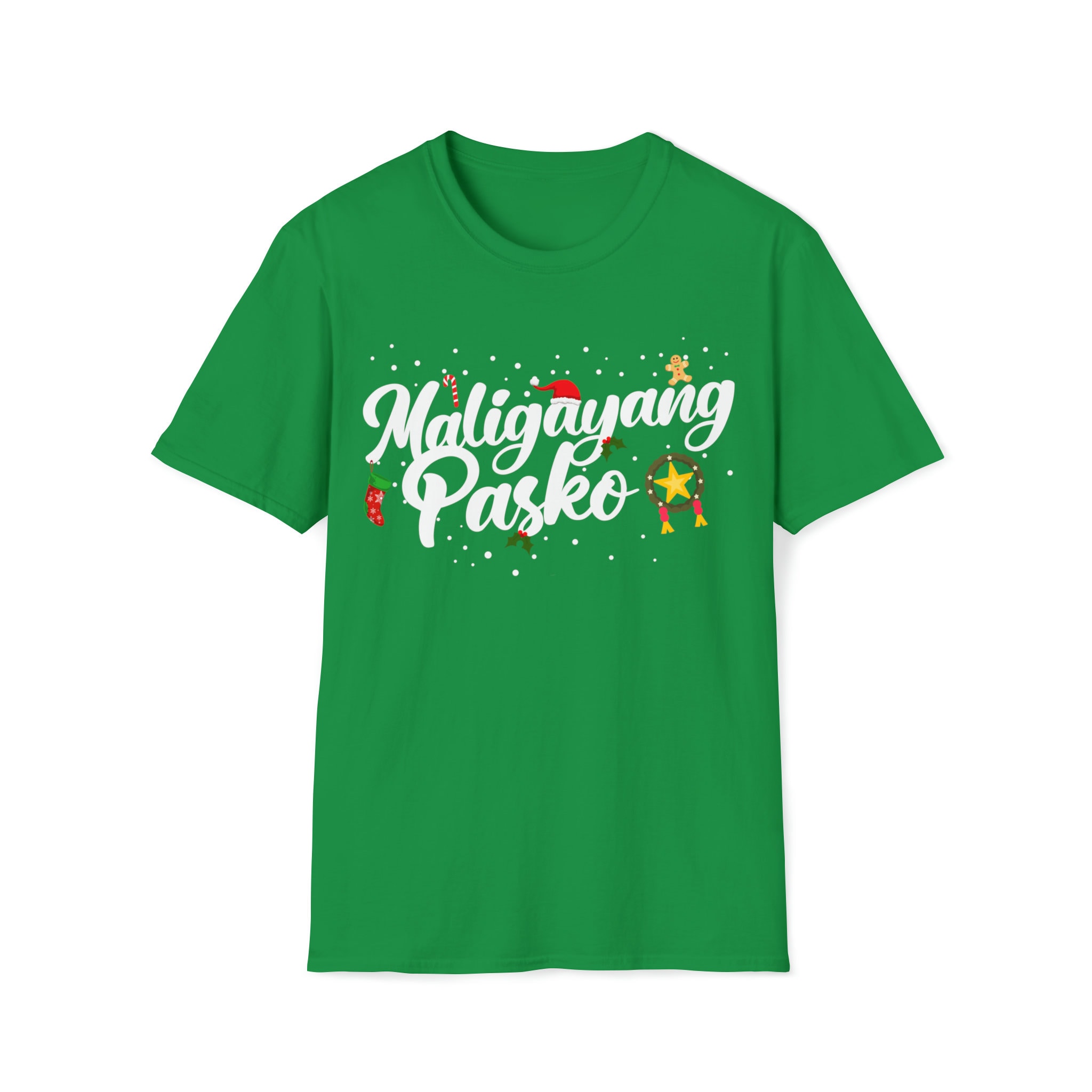 Maligayang Pasko Filipino Christmas Tee Festive Pinoy Holiday Filipino ...