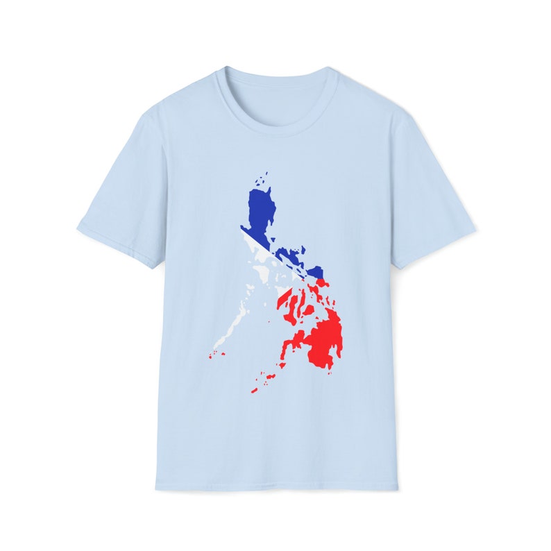 Iconic Philippine Map With Filipino Flag Shirt - Etsy