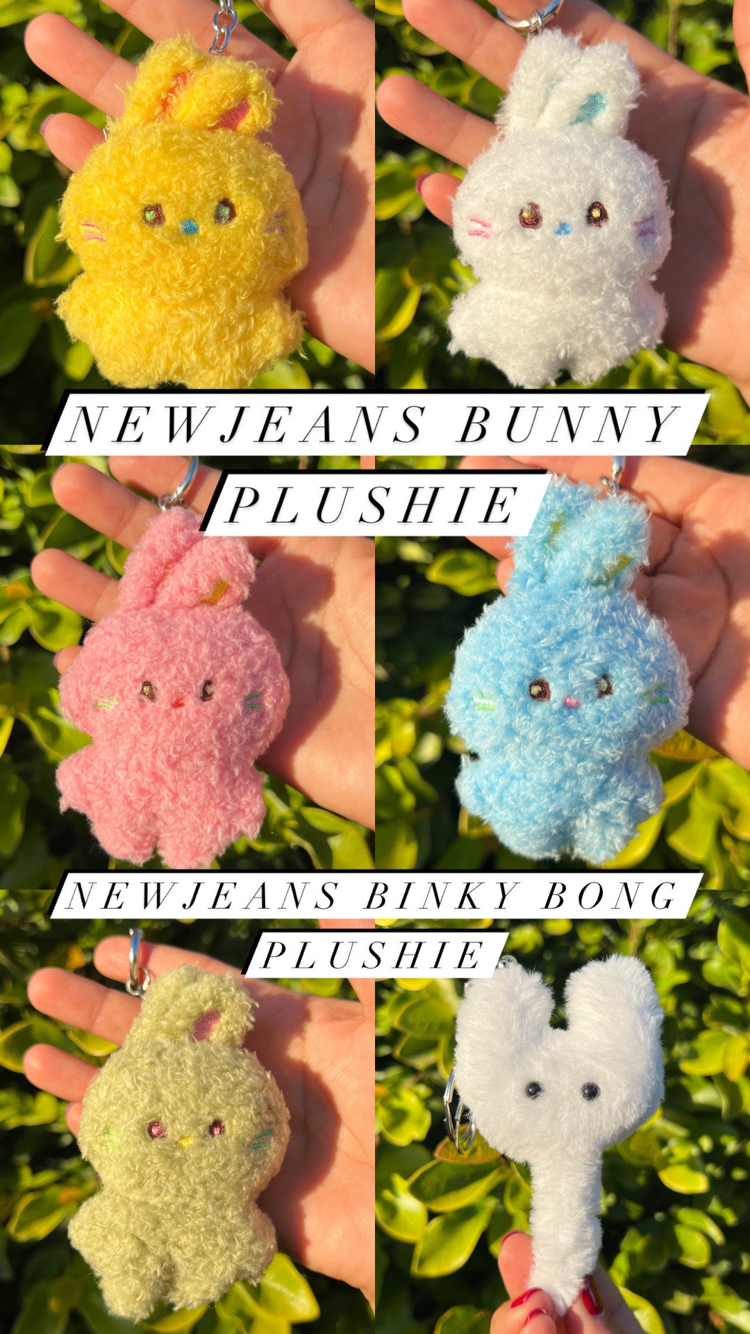 Newjeans K-pop Bunny Plushie/binky Bong Plushie - Etsy