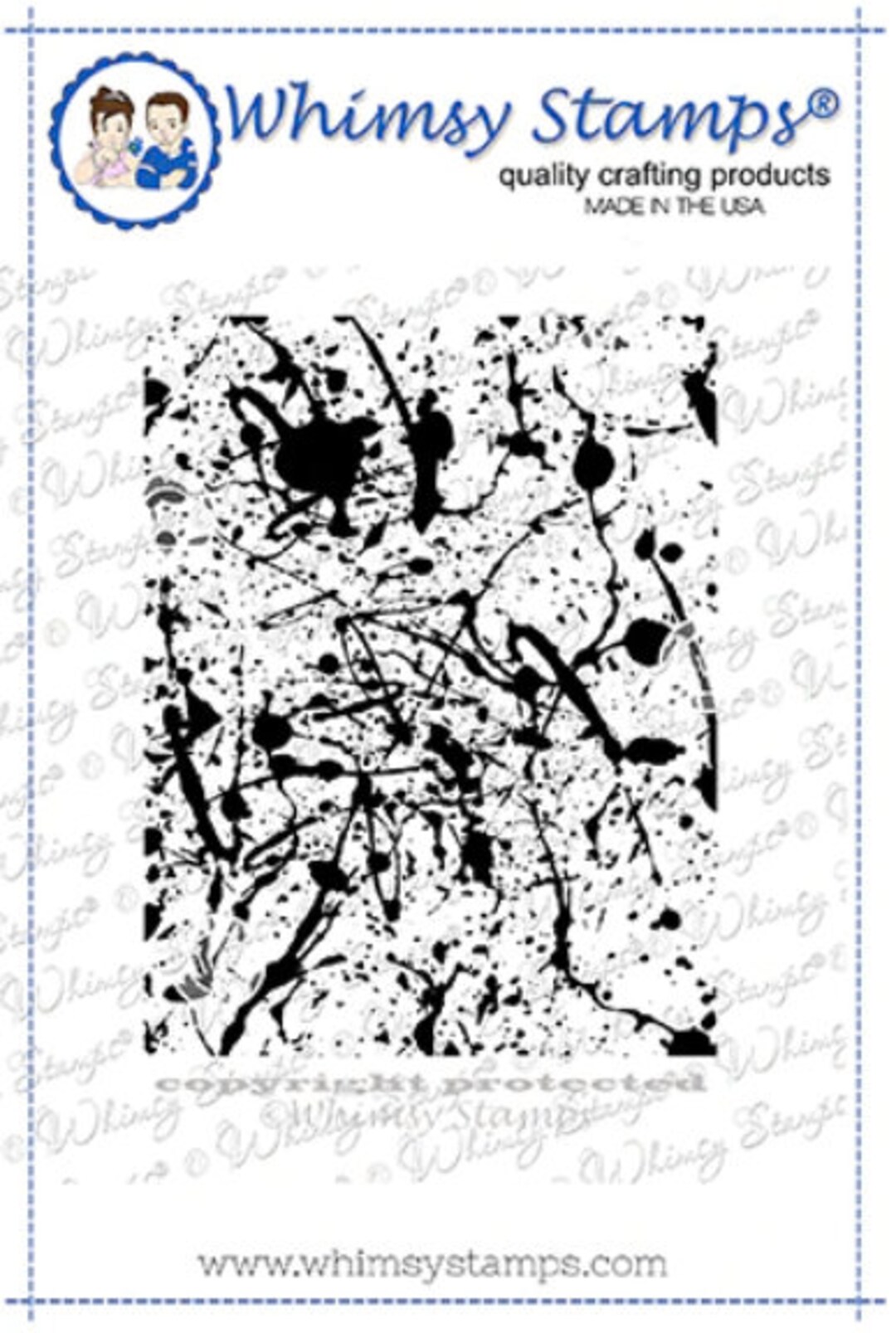 Stamp Set - Paint Splatters Background, Whimsy Stamps, Stamp Set - Etsy