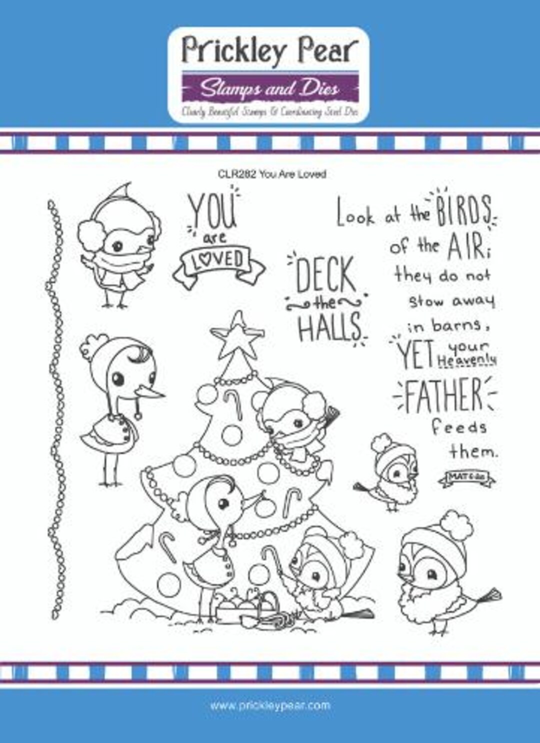 Stamp Set - You Are Loved, Prickley Pear, Stamp Set - Etsy