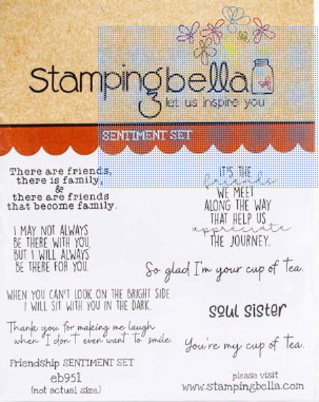 Stamp Set - Friendship Sentiment Set, Stampingbella, Stamping Bella ...