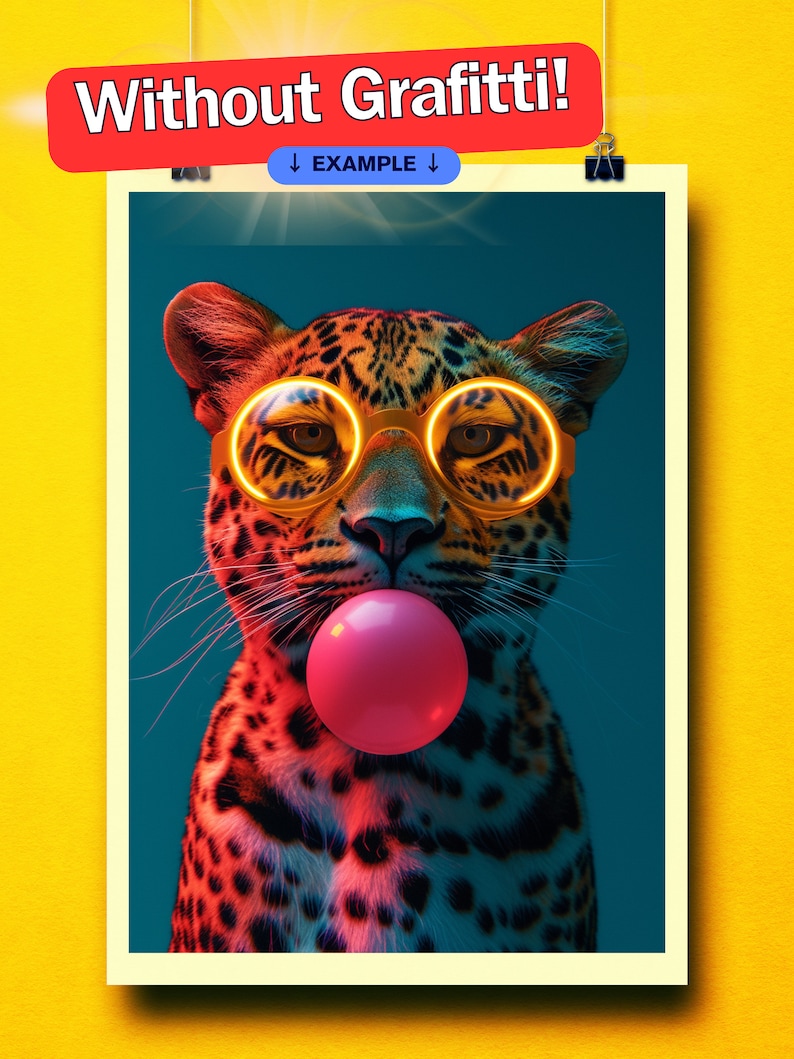 PRINT Highland Cow Drinking Coffee Chilling Cute Cow Wall Art for the ...