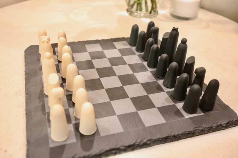 Contemporary Chess Set - Etsy