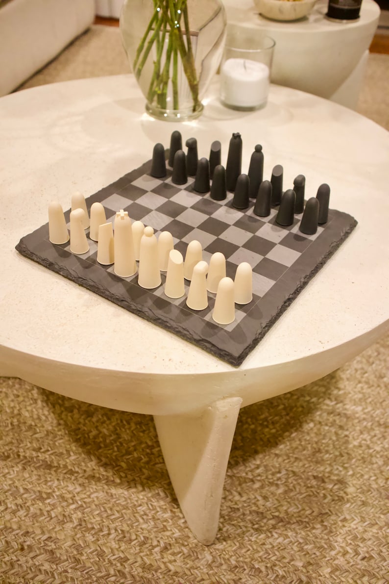 Contemporary Chess Set - Etsy