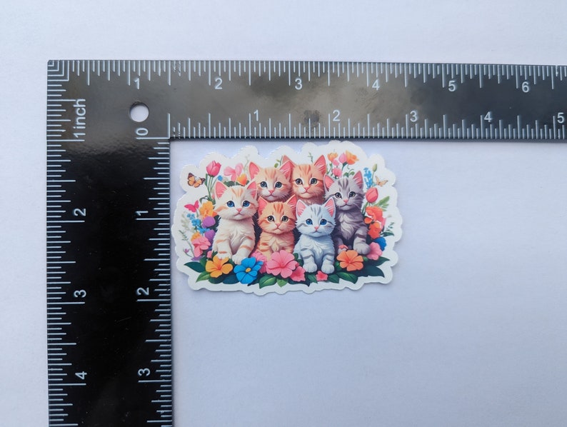Kitten Cuddle Puddle Sticker - Etsy