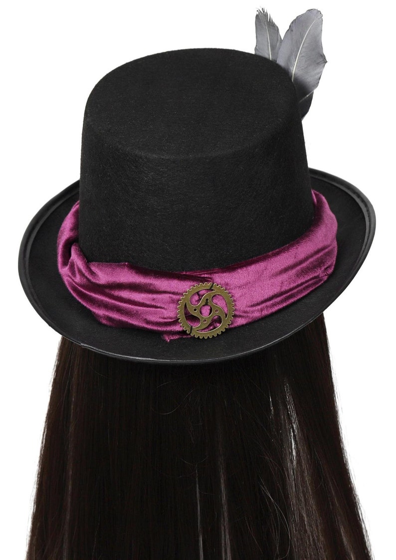 Steampunk Top Hat Cosplay Victorian Medieval Handmade Costume Gothic ...