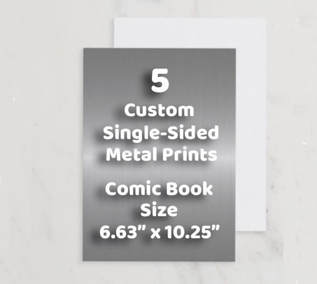 Custom Aluminum Comic Cover Prints (6 5/8" X 10 1/4") Set of 5 ...