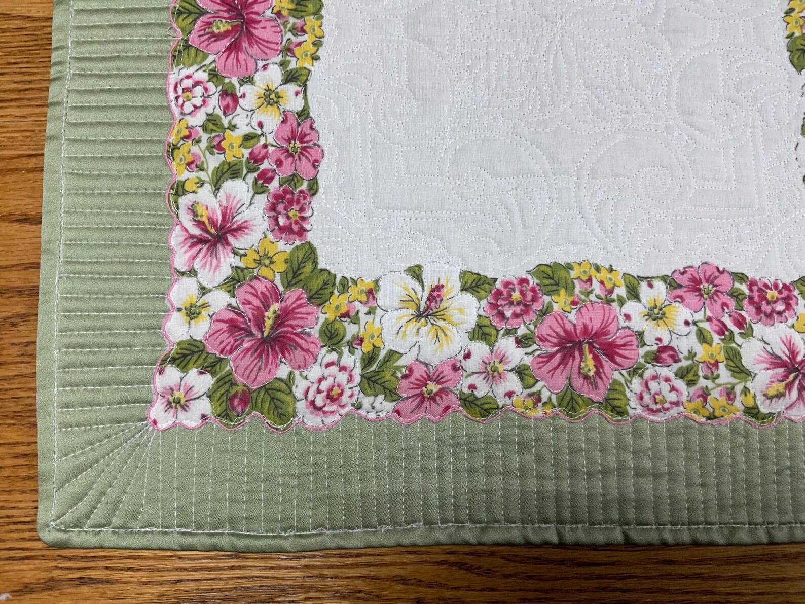 Antique Vintage Quilted Handkerchief 17x17 - Etsy