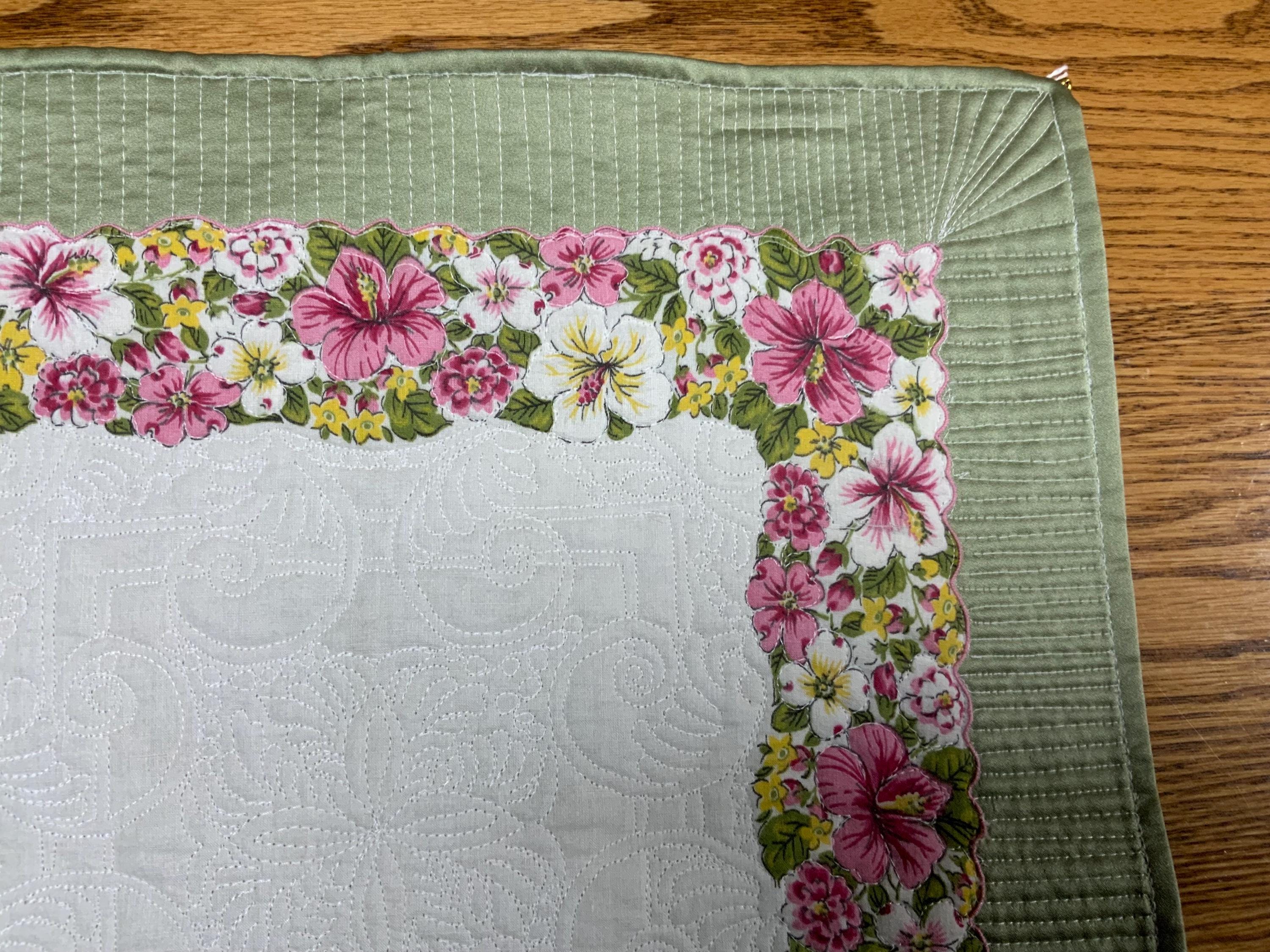 Antique Vintage Quilted Handkerchief 17x17 - Etsy