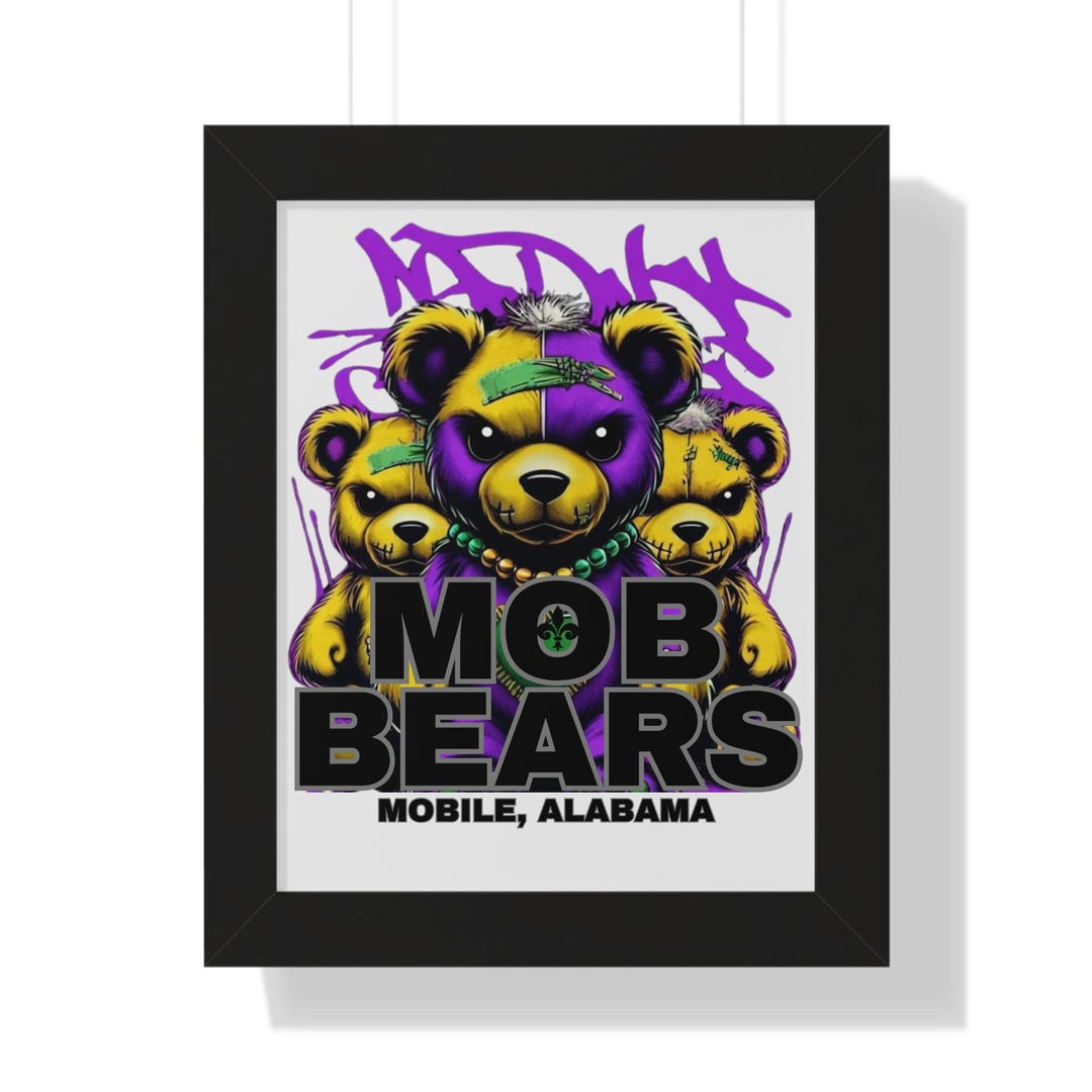 2025 Limited Edition MOB Bears Art, Wall Art, Home Decor, Unique Gift ...