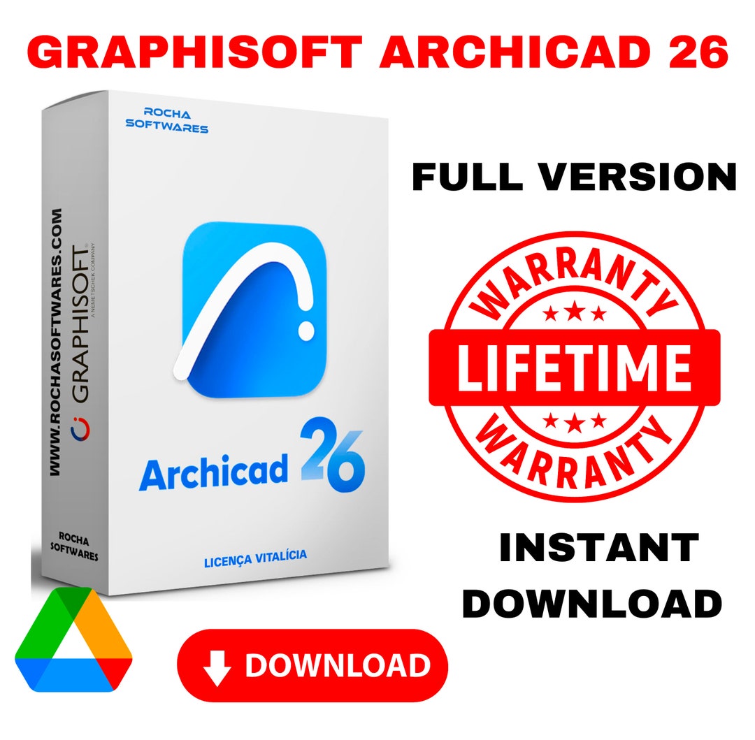 Graphisoft Archicad 26 Architectural BIM CAD Windows - Etsy