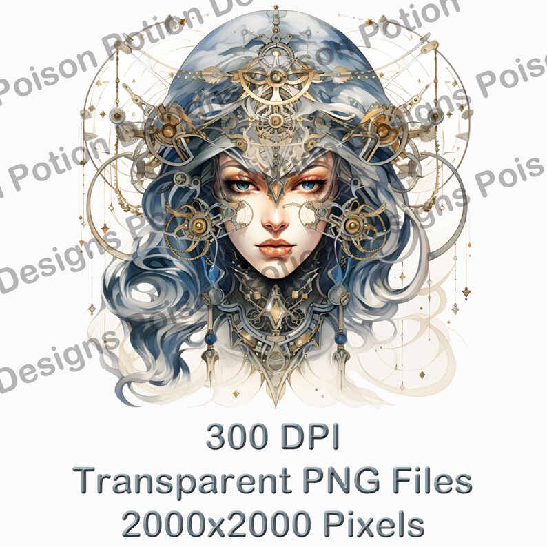 Gothic Zodiac Signs Clipart, Astrology Watercolor PNG Clip Art, Aries ...