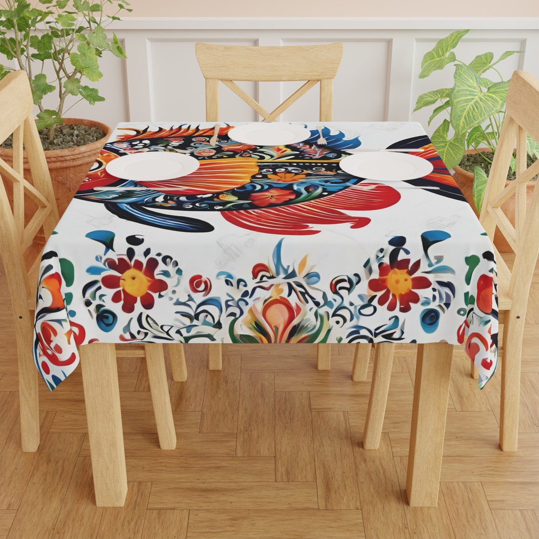 Beautiful Unique Tablecloth Style of Polish Folk Art - Etsy