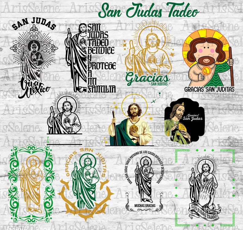 Saint Jude Thaddeus/instant Digital Download/png, Eps, Svg, Dxf, Pdf ...