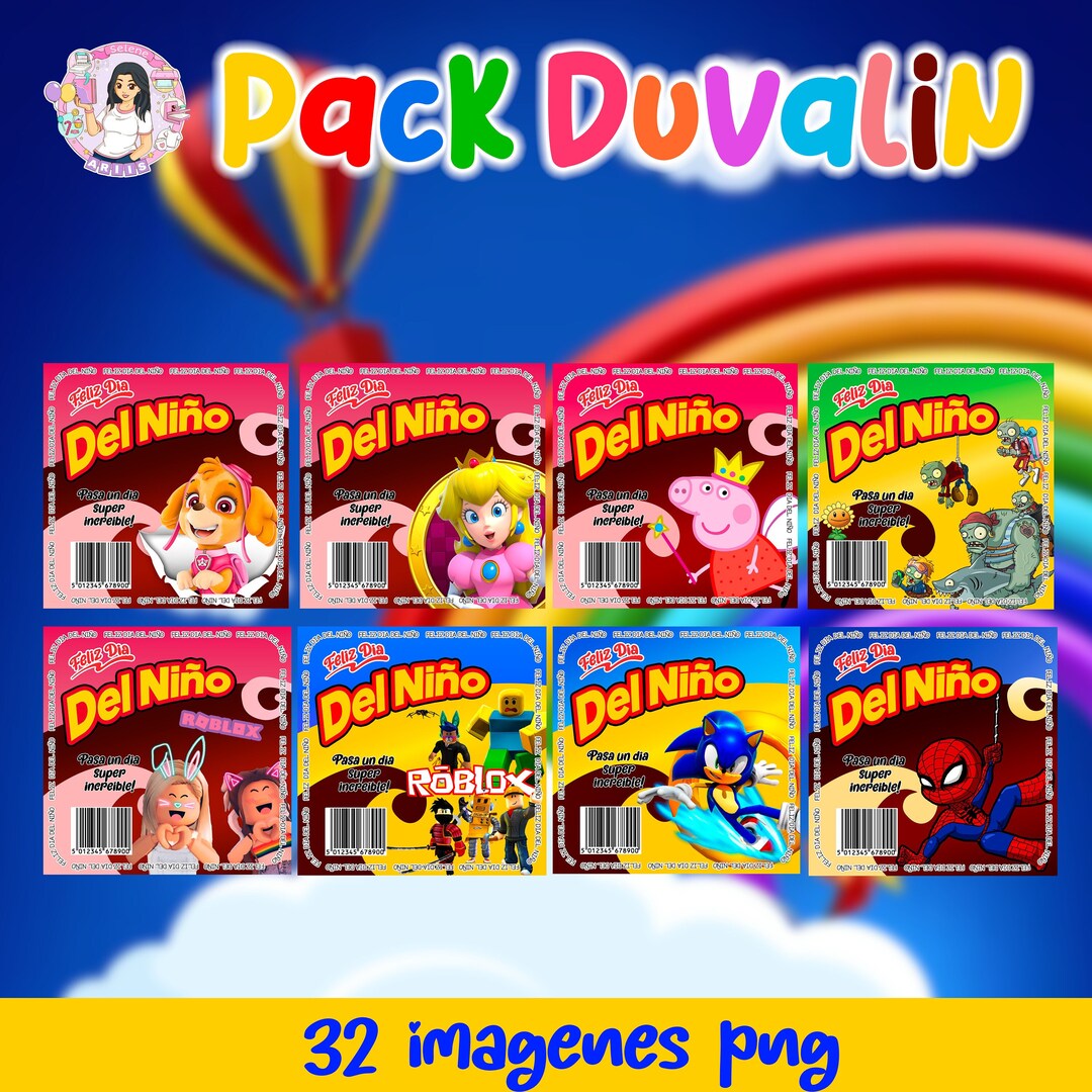 Buy 32 Duvalin Children's Day PNG Template, Various Characters PNG ...
