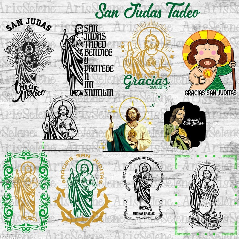 San Judas Vector - Etsy