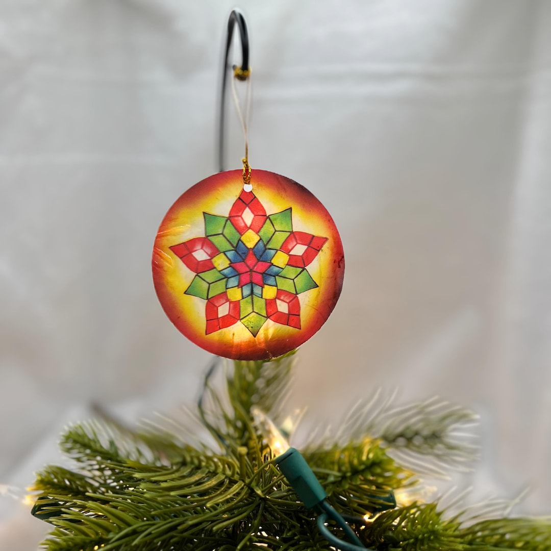 Christmas Lantern / Pasko Capiz Shell Parol Star Filipino Ornament ...
