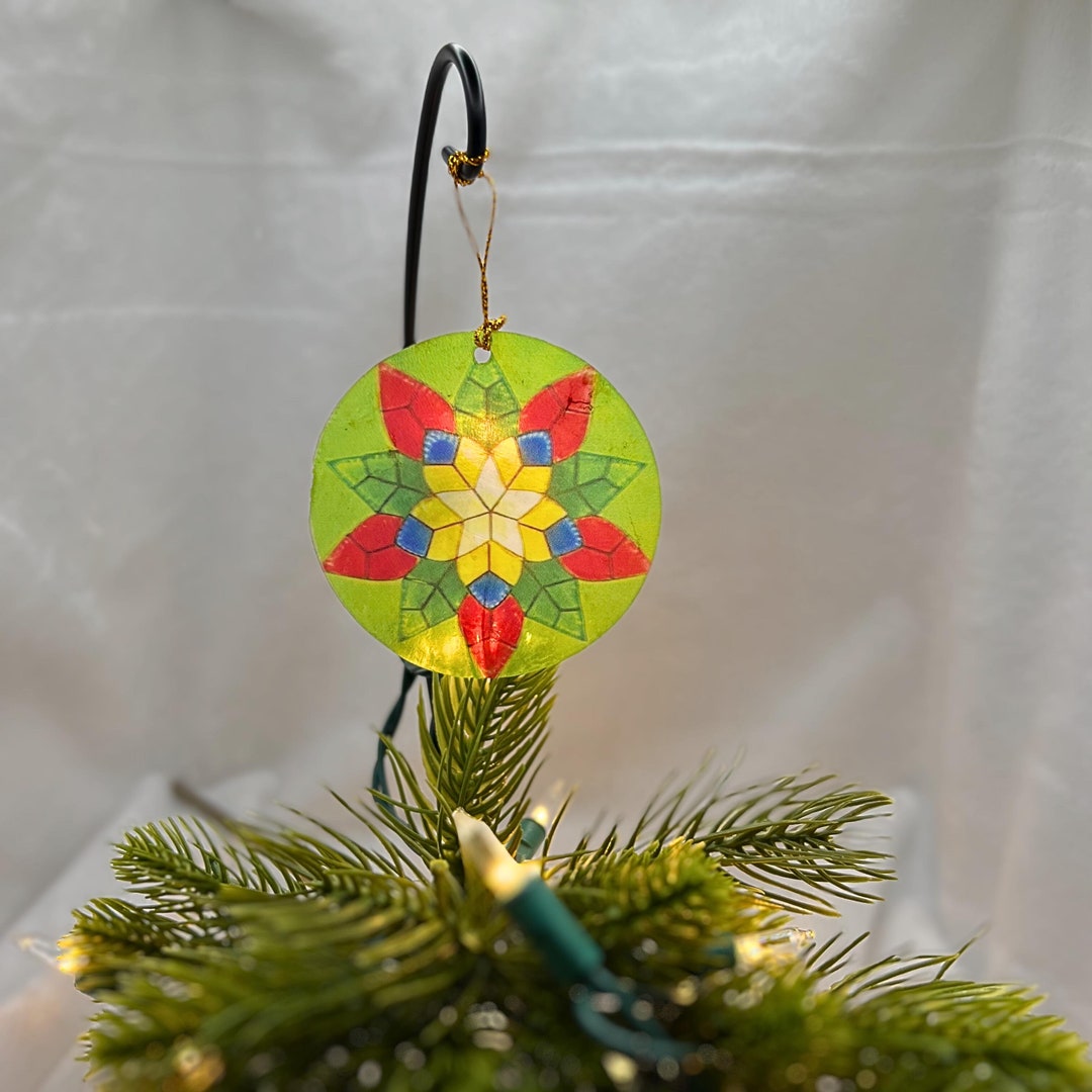 Christmas Lantern / Pasko Capiz Shell Parol Star Filipino Ornament ...