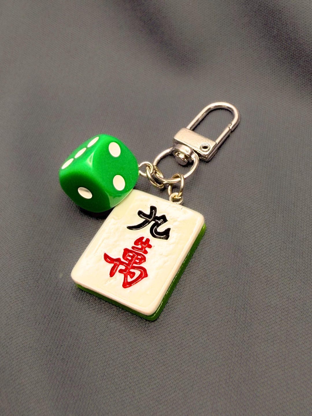 9 Thousand Mahjong Tile Keychain/bag Charm – Jiu Wan Character Tile ...
