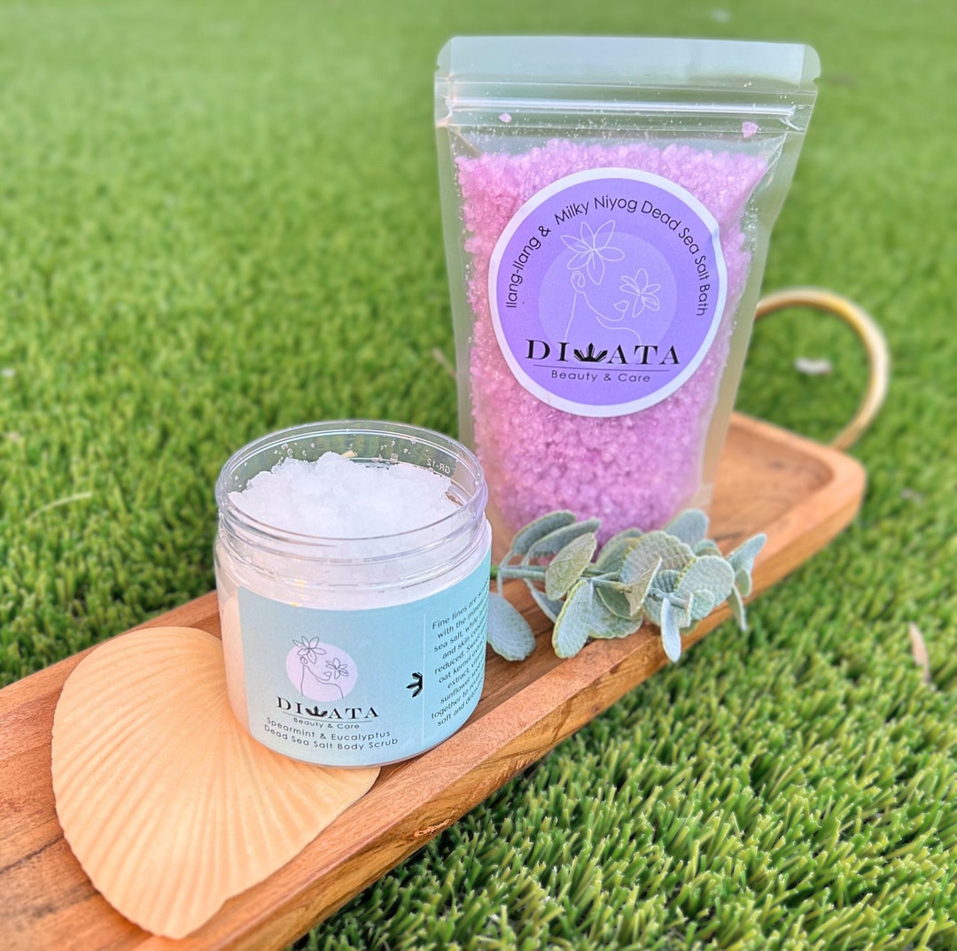 Set of Diwata Dead Sea Salt Products, Salt Life, Sea Salt Soap Bar ...