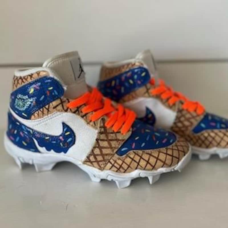 Ice Cream Baseball Cleats - Etsy