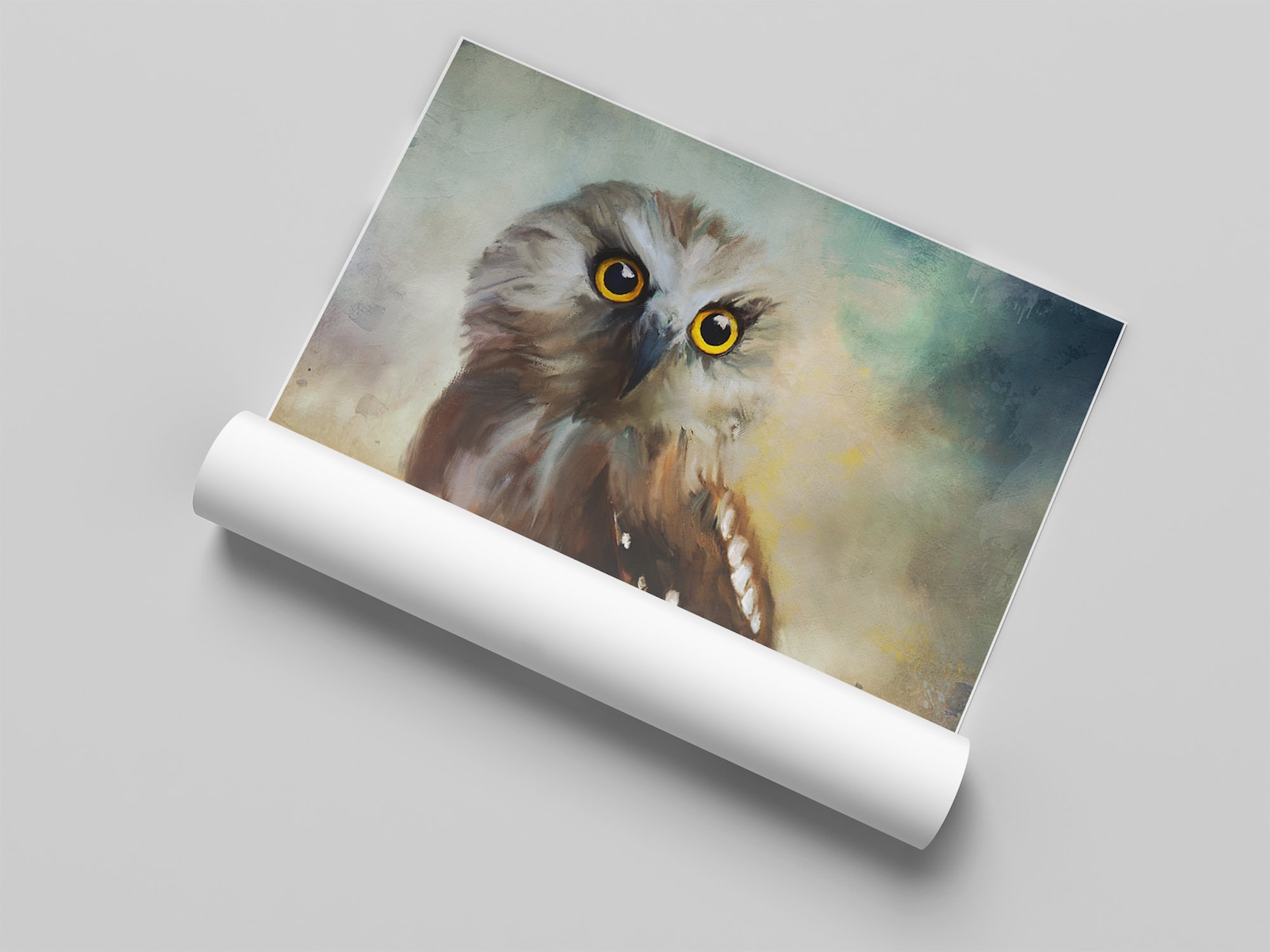 Bird Art Print, Owl, Ruru, Wall Art, Unique, Eco Friendly, Wildlife ...