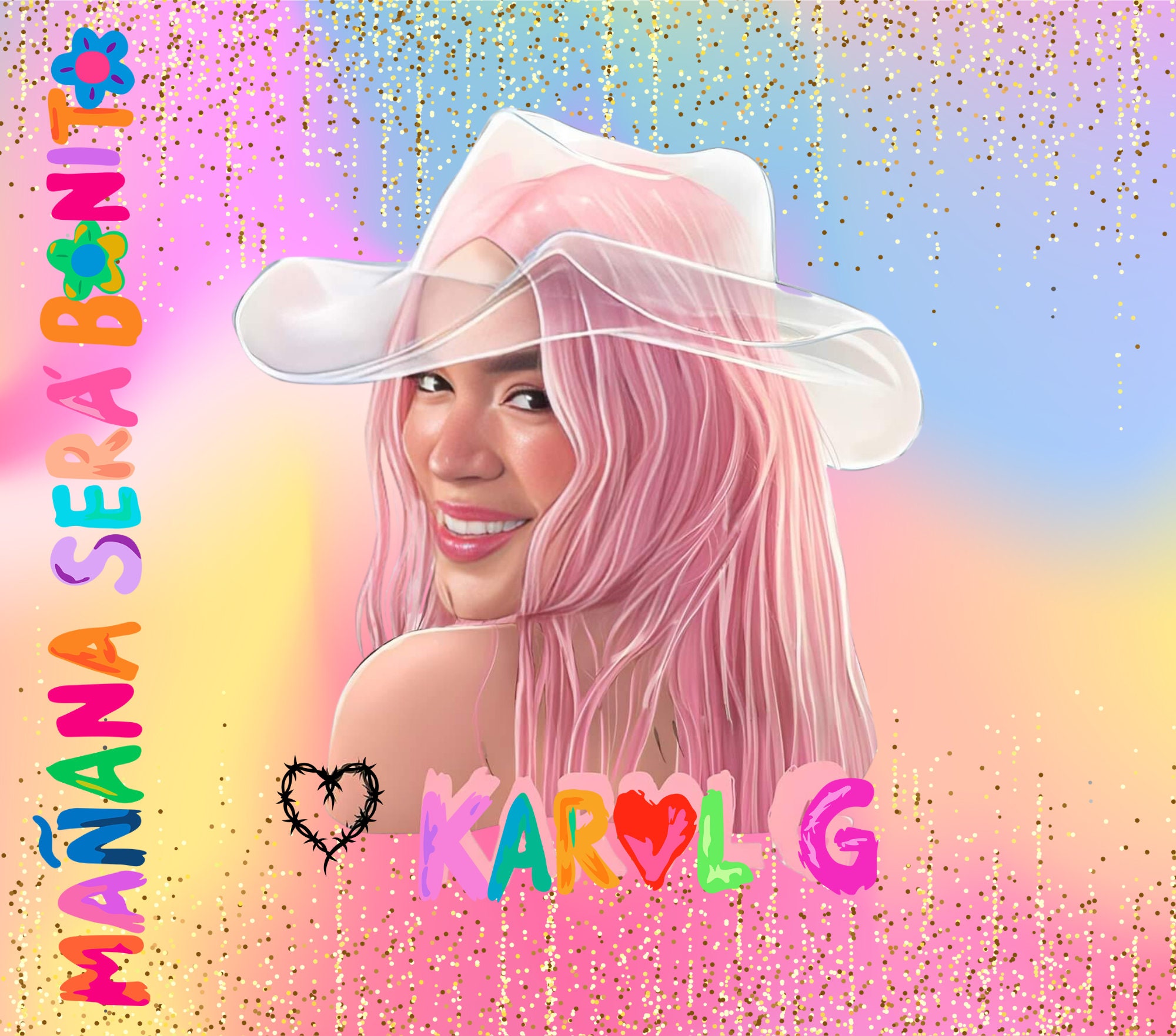 Wrap Tumbler Karol G, Tumbler Personalizado Karol G, - Etsy