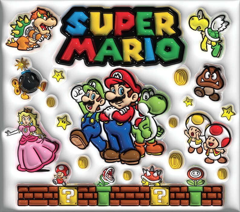 Super Mario Mario Bros - Etsy