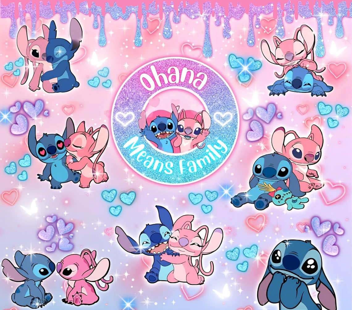 Stitch and Angel - Etsy