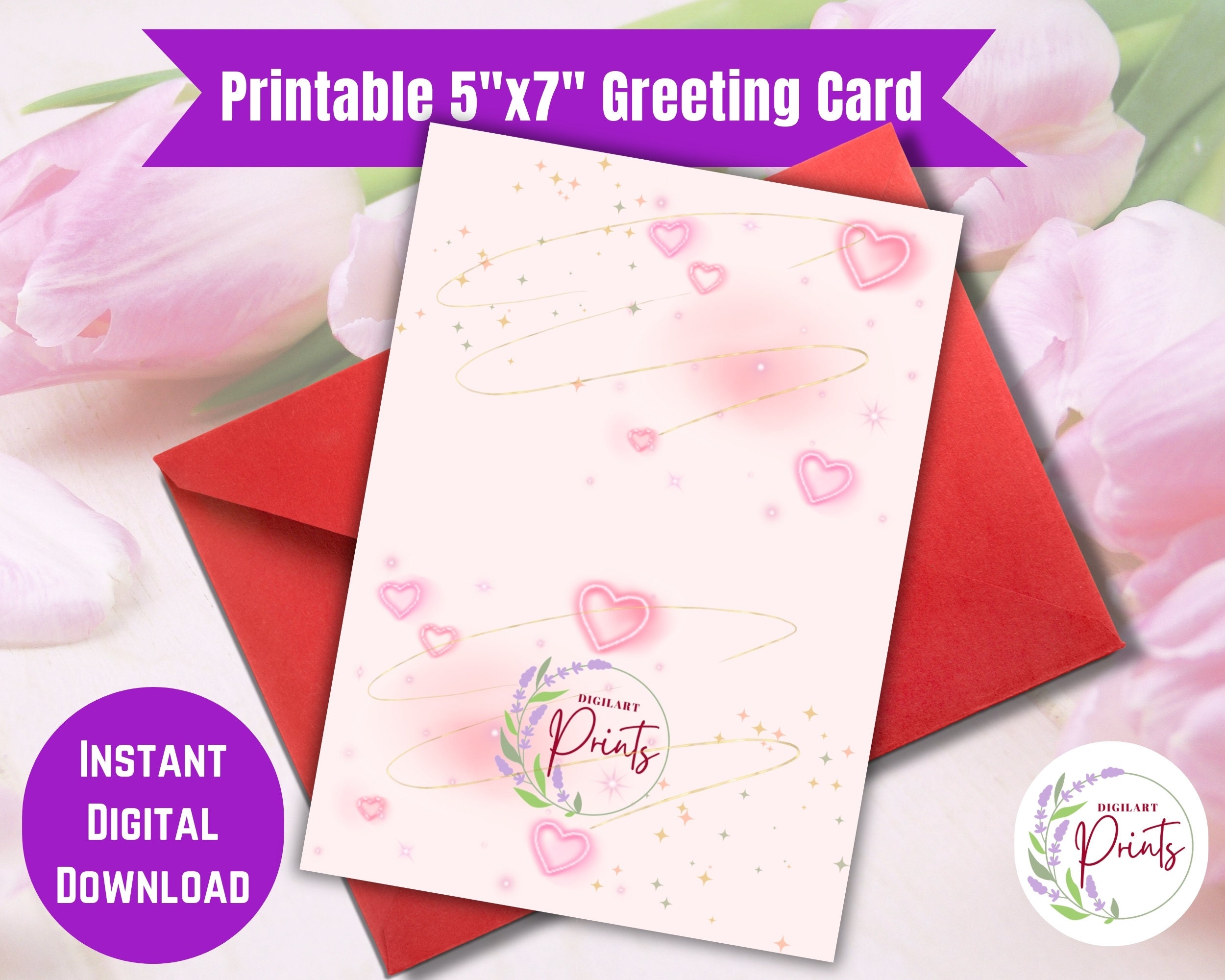 Printable Digital Vintage Love Notes Valentine's Day Card, Vintage ...