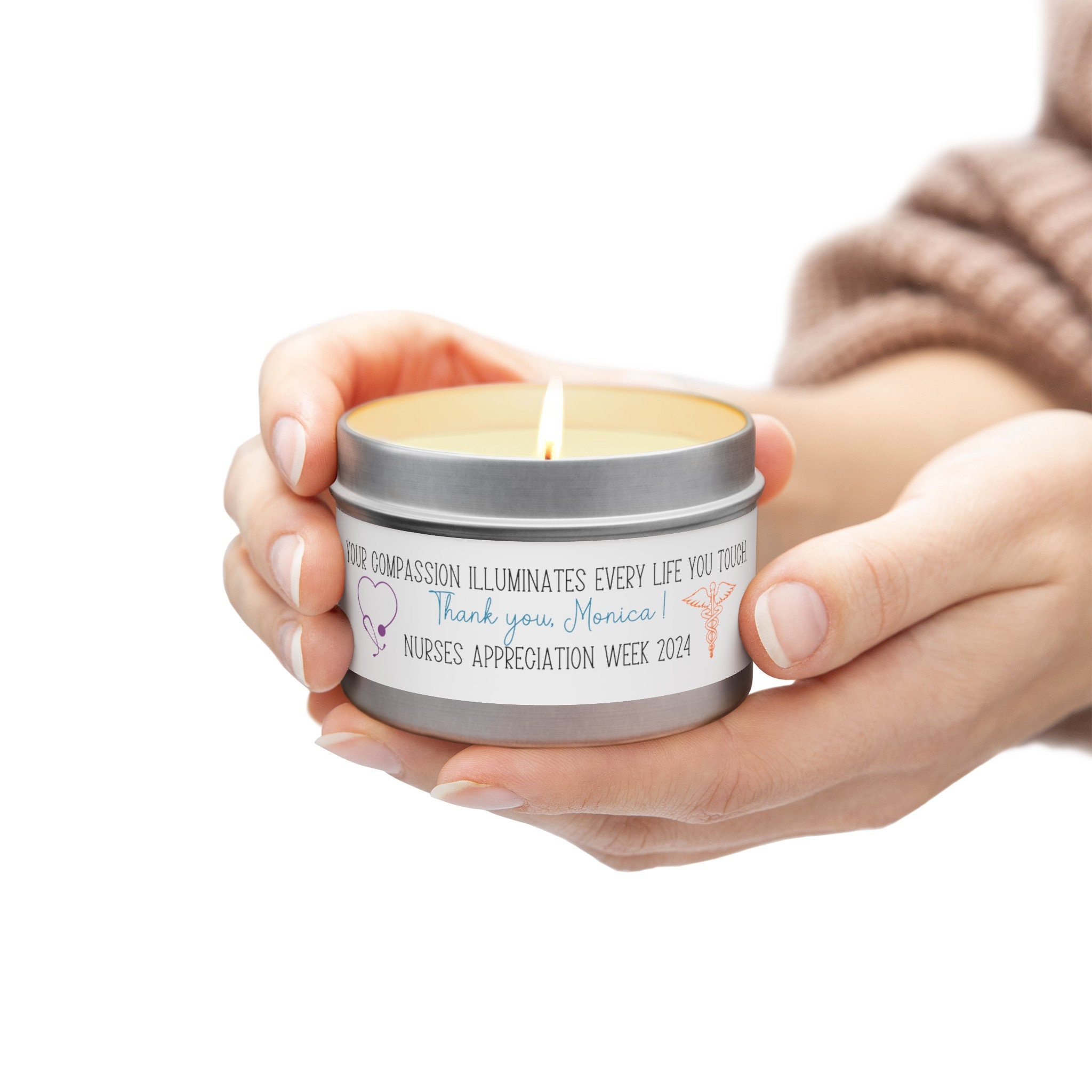 Nurse Appreciation Gift Bulk Thank You Nurses Gift Candles Custom Nurse ...