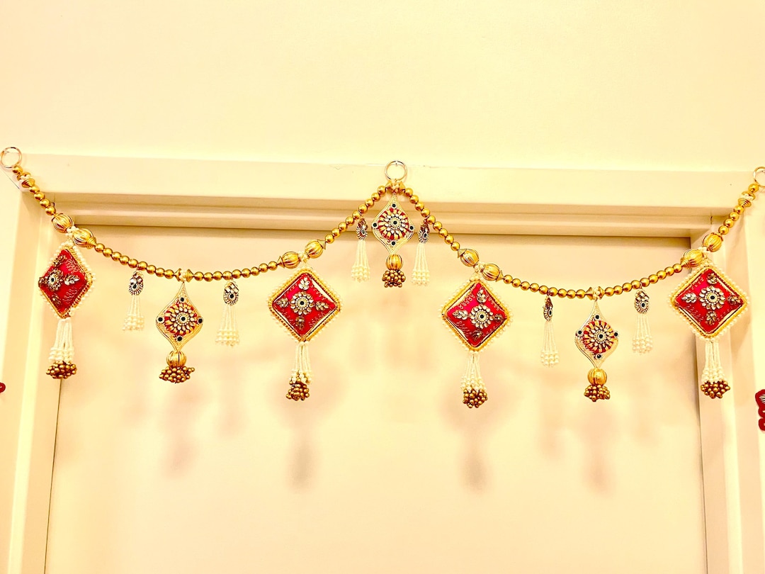 Beaded Toran Door Hanging: Indian Home Toran Decor - Etsy
