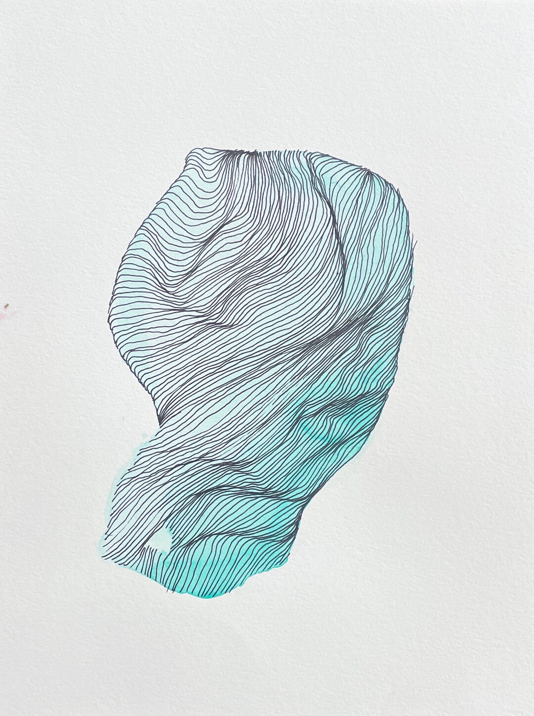 Abstract Watercolor Line Drawings - Etsy