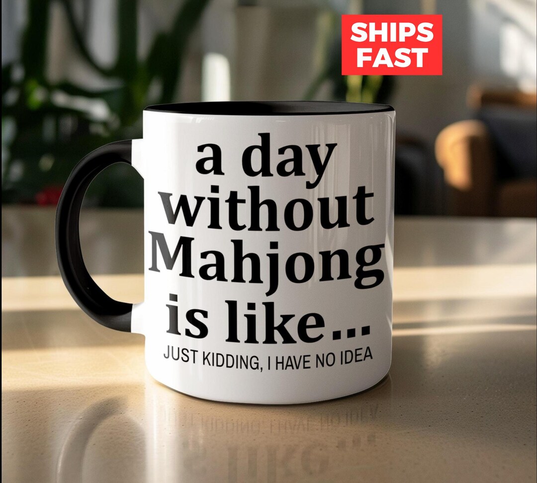 Mahjong Gifts, Mahjong Gifts Ideas, Mahjong Ceramic Mug Gift for ...