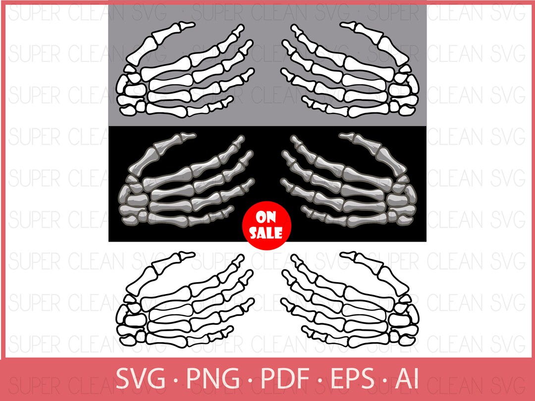 SKELETON HAND SVG, Halloween Svg, Skeleton Hand, for Skeleton Costume ...