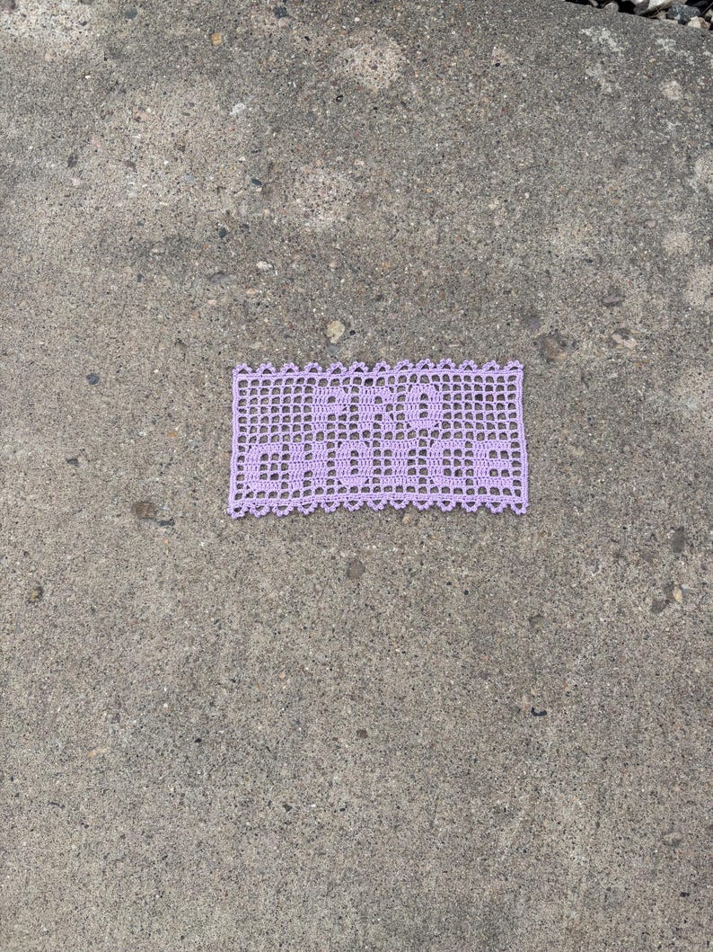 Pro Choice Filet Crochet Doily Pattern - Etsy