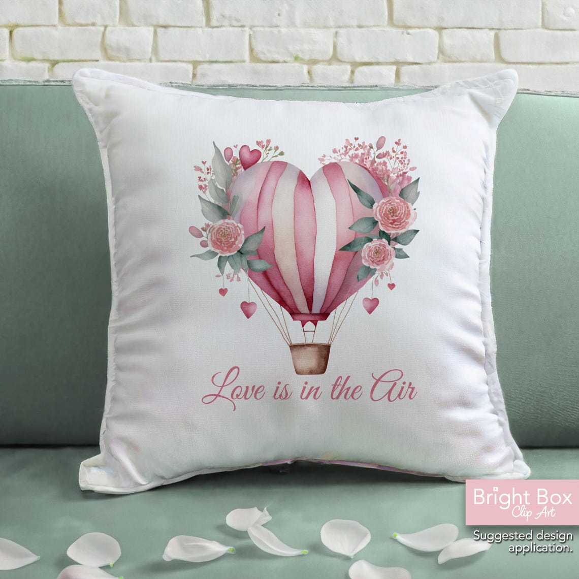 Heart Hot Air Balloons Valentine's Day Clip Art Pink Fun Download ...