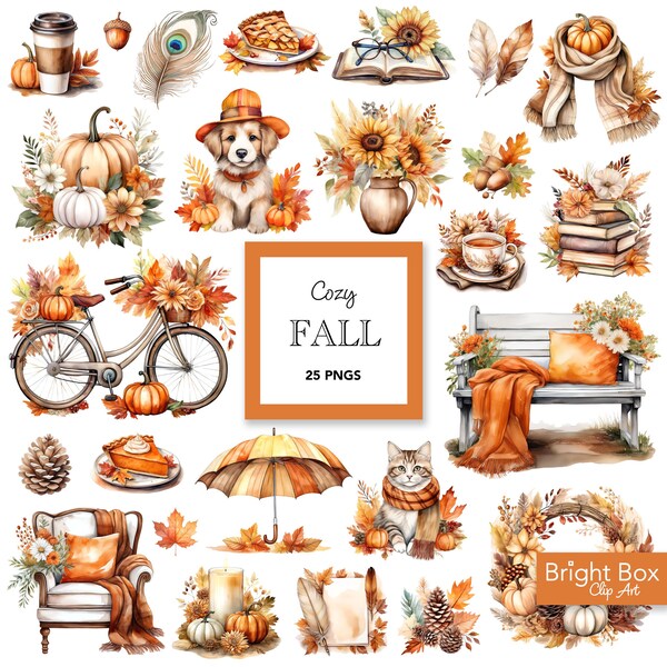 Autumn Clip Art - Etsy