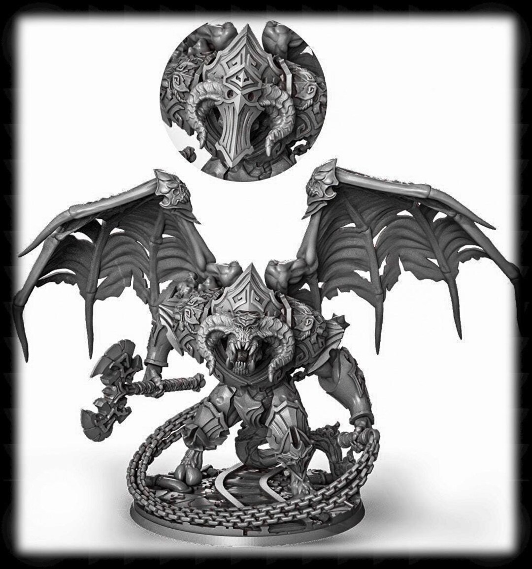 Dark Balrog Lord Dnd Dungeon and Dragons Fantasy Demon Boss and Enemy ...